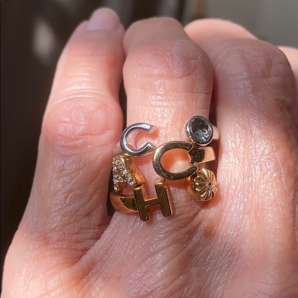 Coach | Jewelry | Authentic Coach 3 Ring Set | Poshmark